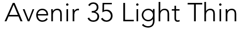 Avenir Light Font: Free Download | MaisFontes