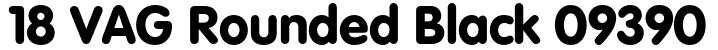 18 VAG Rounded Black 09390: Free Font Download | MaisFontes