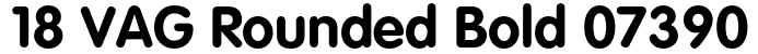 18 VAG Rounded Bold 07390: Download Free Font | MaisFontes