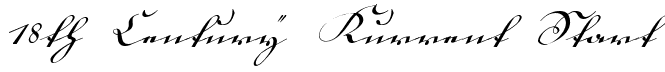 18th Century Kurrent Start: Free Font Download | MaisFontes