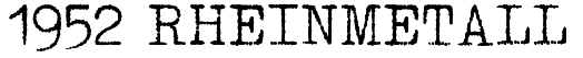 1952 RHEINMETALL: Free Font Download | MaisFontes