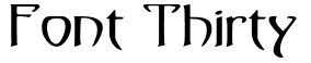 Font Thirty: Free Font Download | MaisFontes