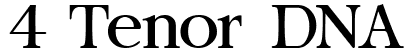 4 Tenor DNA: Free Font Download | MaisFontes