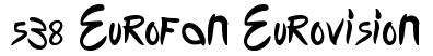 538 Eurofan Eurovision: Free Font Download | MaisFontes