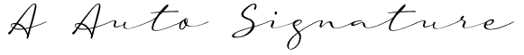 A Auto Signature Font: Free Download | MaisFontes