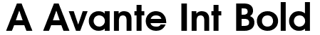 A Avante Int Bold: Free Font Download | MaisFontes