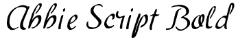 Abbie Script Bold Font: Free Download | MaisFontes