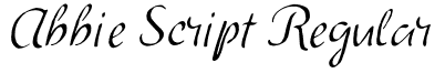 Abbie Script Regular: Free Font Download | MaisFontes