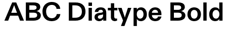 ABC Diatype Font Family: Free Download | MaisFontes