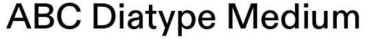 ABC Diatype Font Family: Free Download | MaisFontes