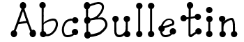 AbcBulletin Font: Free Download | MaisFontes