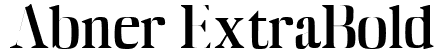 Abner ExtraBold: Free Font Download | MaisFontes