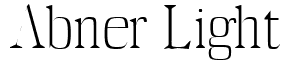 Abner Light Font: Free Download | MaisFontes