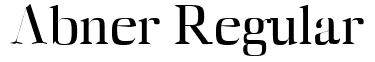 Abner Regular: Free Font Download | MaisFontes