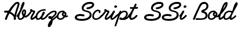 Abrazo Script SSi Bold: Free Font Download | MaisFontes