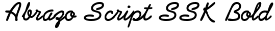 Abrazo Script SSK Bold: Free Font Download | MaisFontes