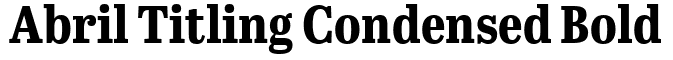 Abril Titling Font: Free Download | MaisFontes
