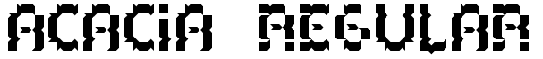 Acacia Regular: Free Font Download | MaisFontes