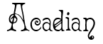 Acadian: Free Font Download | MaisFontes