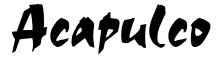 Acapulco Font: Free Download | MaisFontes