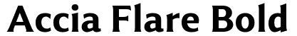 Accia Flare Bold Font: Free Download | MaisFontes