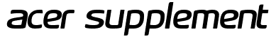 Acer Supplement Font: Free Download | MaisFontes