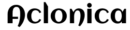 Aclonica: Free Font Download | MaisFontes