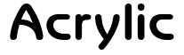 Acrylic: Free Font Download | MaisFontes