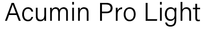 Télécharger les polices Acumin Pro | MaisFontes
