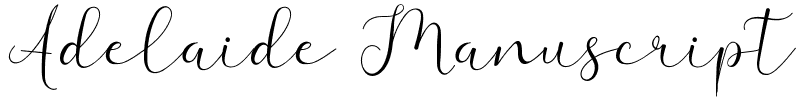 Adelaide Manuscript Font: Free Download | MaisFontes