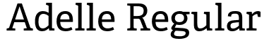 Adelle Font Family: Free Download | MaisFontes