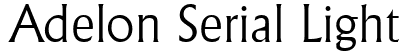 Adelon Serial Light: Free Font Download | MaisFontes