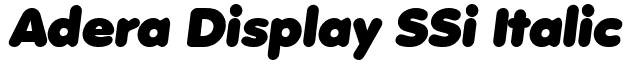 Adera Display SSK: Download Free Font | MaisFontes