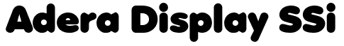 Adera Display SSi Font: Free Download | MaisFontes