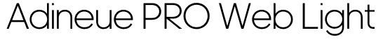 Adineue Pro Font Family: Free Download | MaisFontes