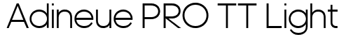 Adineue PRO TT Light Font: Free Download | MaisFontes