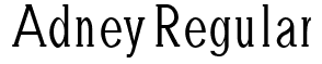 Adney Regular: Free Font Download | MaisFontes