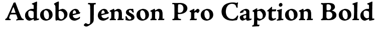 Adobe Jenson Pro: Free Font Download | MaisFontes