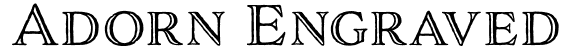 Adorn Engraved: Download Free Font | MaisFontes