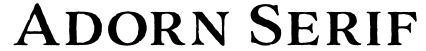 Adorn Serif: Download Free Font | MaisFontes