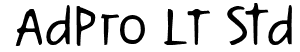 AdPro LT Std Font: Free Download | MaisFontes