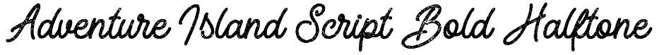Adventure Island Script Bold Halftone Font: Free Download | MaisFontes