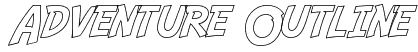 Adventure Outline: Free Font Download | MaisFontes