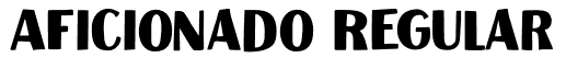 Aficionado Regular Font: Free Download | MaisFontes