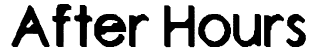 After Hours: Free Font Download | MaisFontes