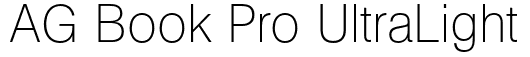 AG Book Pro Font Family: Free Download | MaisFontes