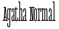 Agatha Normal: Baixar Fonte Grátis | MaisFontes