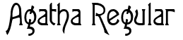 Agatha Regular: Baixar Fonte Grátis | MaisFontes