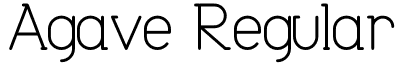 Agave Regular: Free Font Download | MaisFontes