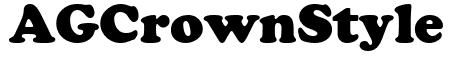 AGCrownStyle Font: Free Download | MaisFontes